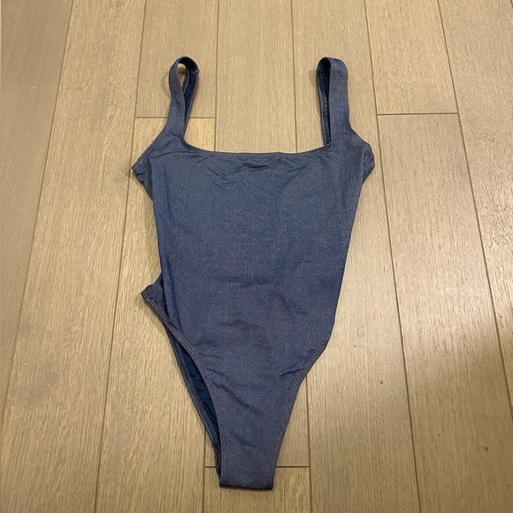 Tropic Of C | Swim | Nwt Tropic Of C Bailey One Piece In Denim | Poshmark